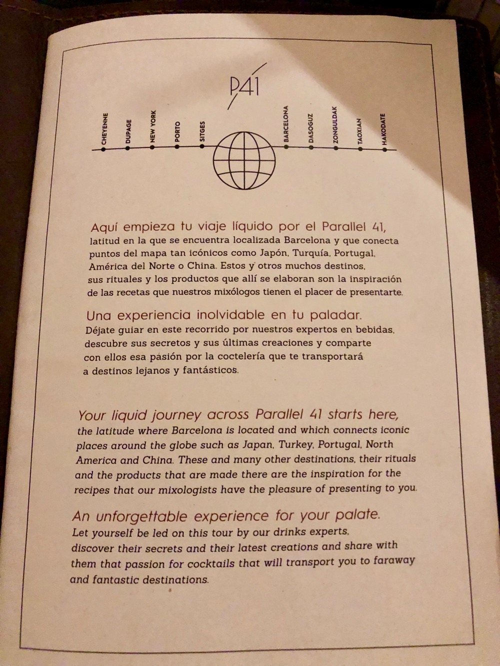 Barcelona's Best Cocktails At P41 Bar - Hotel Arts - The Luxury Editor