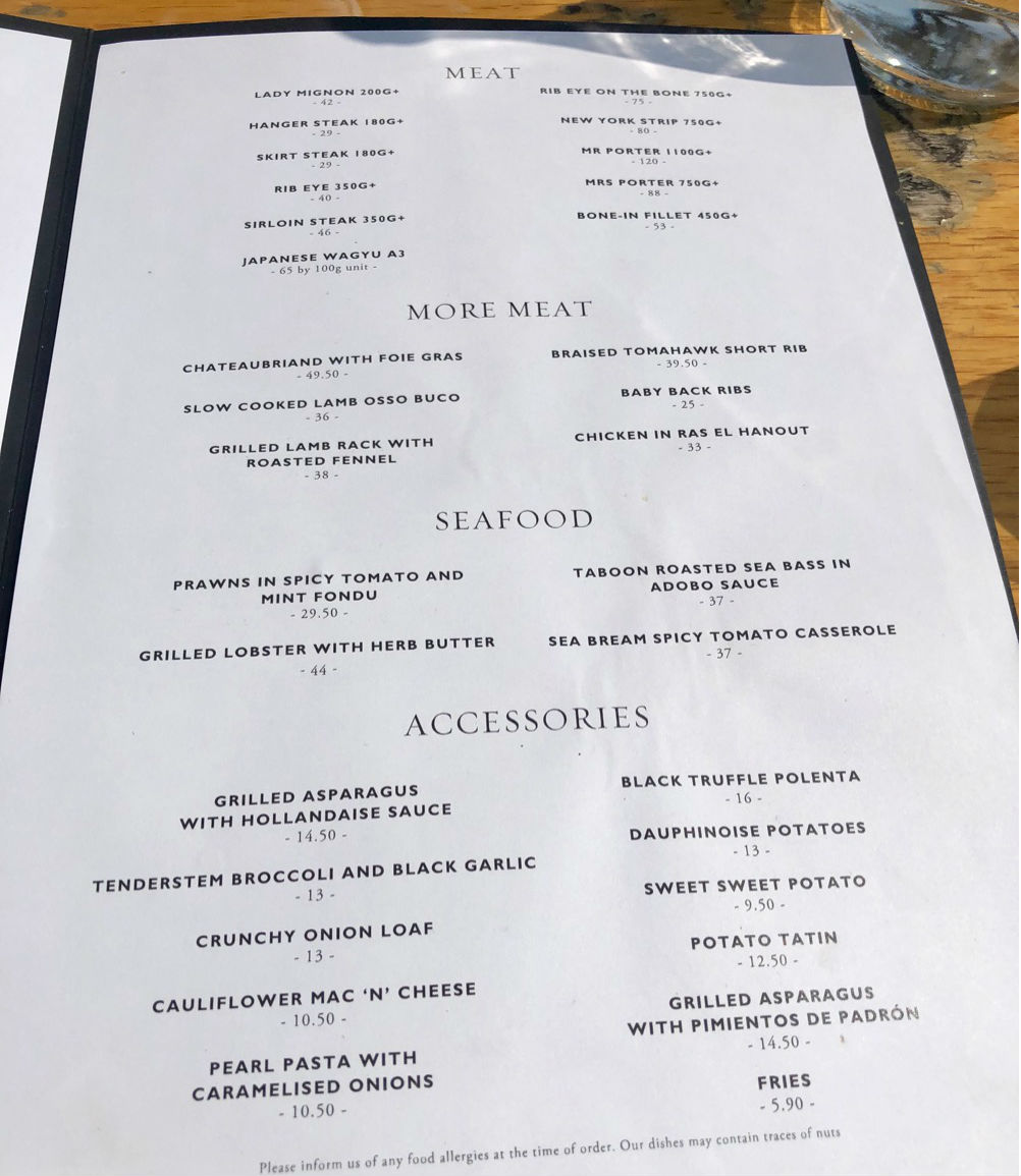 MR PORTER Steakhouse Review - The Luxury Editor